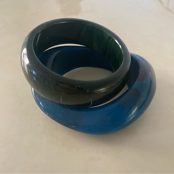 American Vintage | Jewelry | Vintage Jewel Tone Bangles From The 6s ...